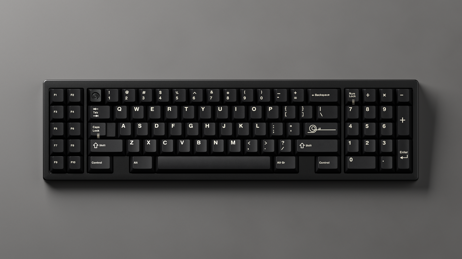 [In-stock] GMK Black Snail