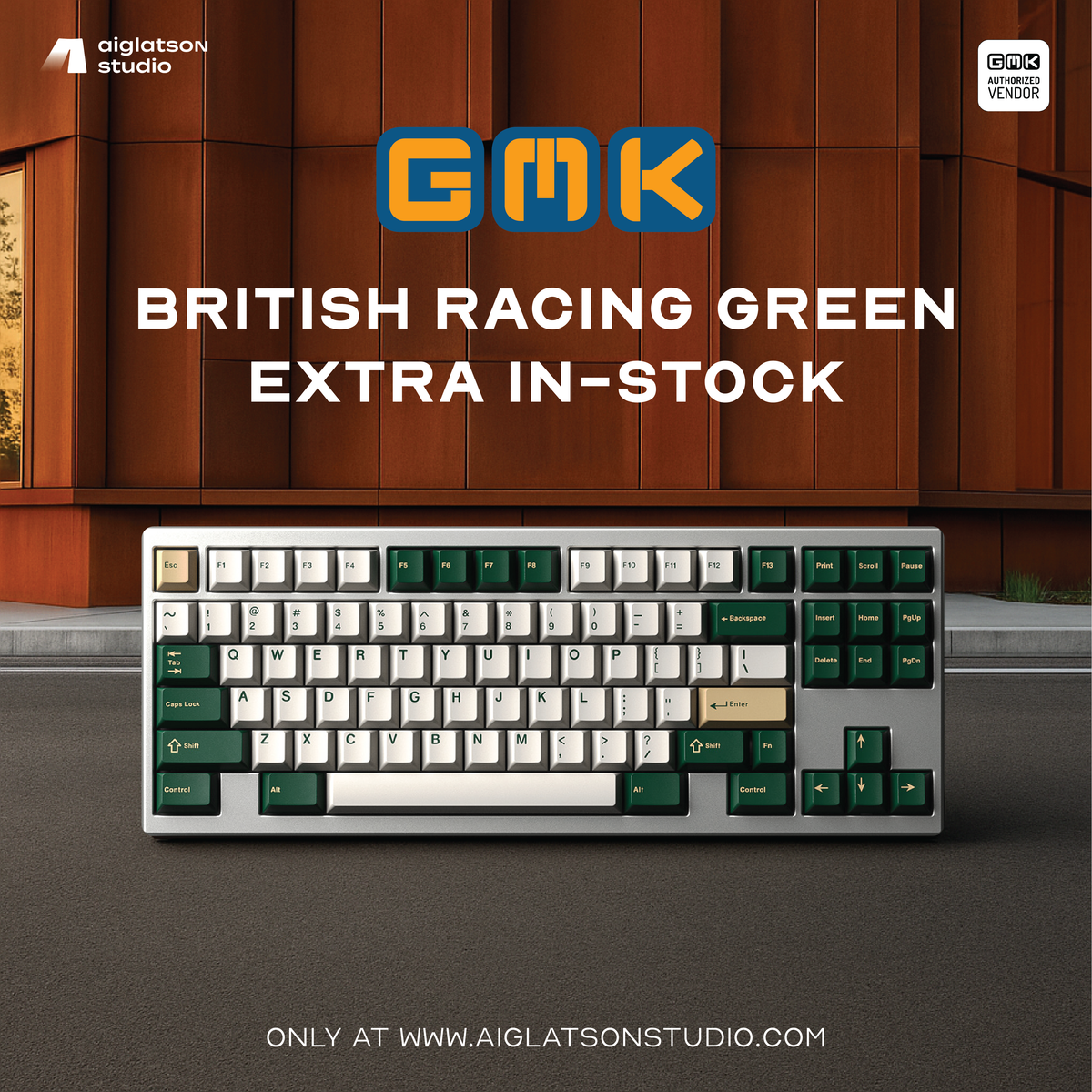 [In-stock] GMK British Racing Green R2