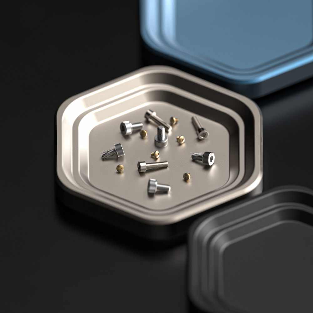 78° N Screw Tray